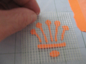 Magic Mesh as "transfer film" for paper projects