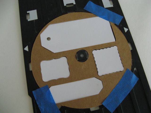 Print on chipboard in your CD tray