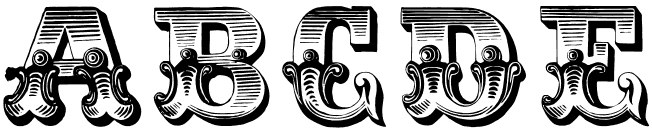 Fifteen Free Ornamental Wood Type Fonts