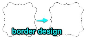 How to make your own "print and punch" designs