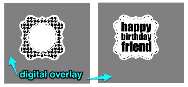 How to make your own "print and punch" designs