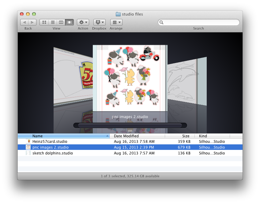 Adding thumbnails to your .studio files on a Mac