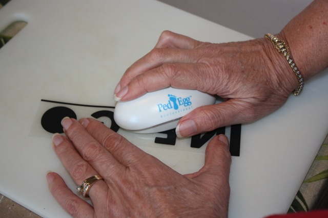 Distressed HTV Technique