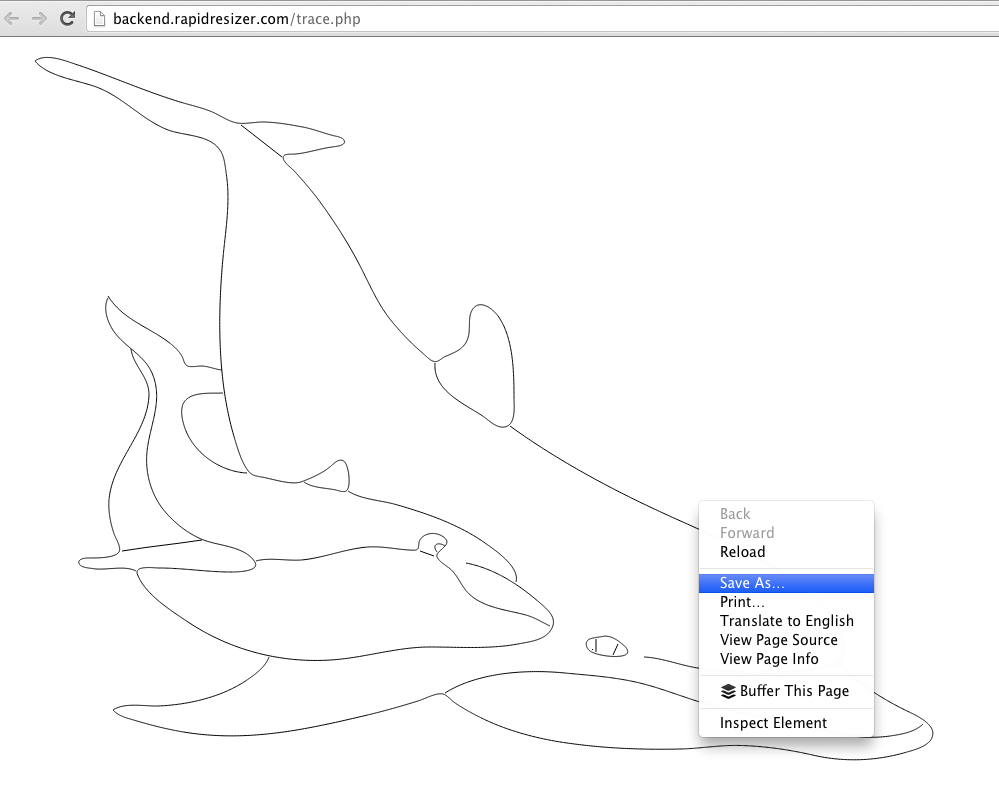 Centerline trace with Rapid Resizer