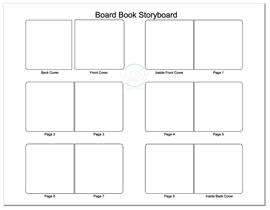 Custom board books with print and cut