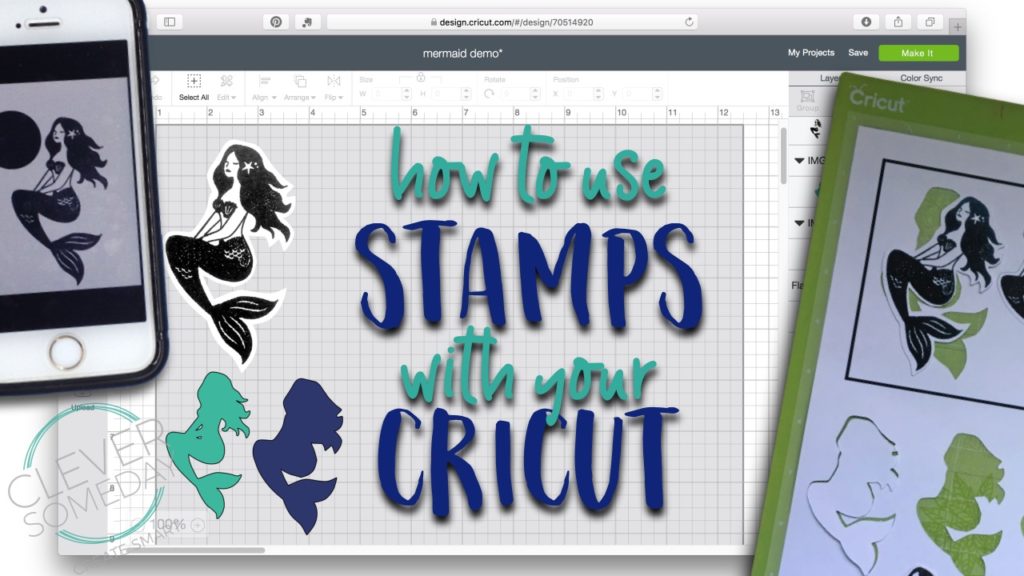 Easy stamp cutlines in Cricut Design Space 3